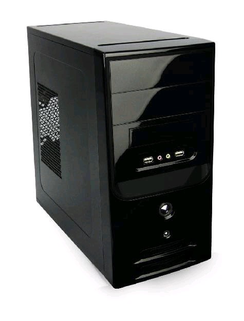 Gabinete K-Mex Preto Mod.CM-3C22 02 Baias com Fonte 200W - K-Mex : PC ...