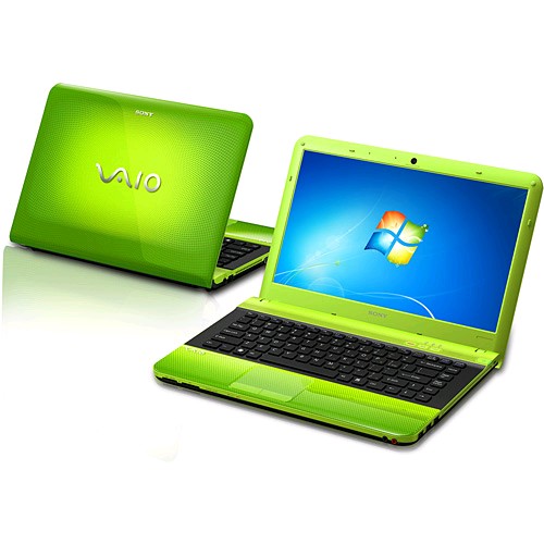 Notebook Sony VAIO VPC-EA23FB-G Verde Preto c/ Intel Core i3 330M, 4GB ...