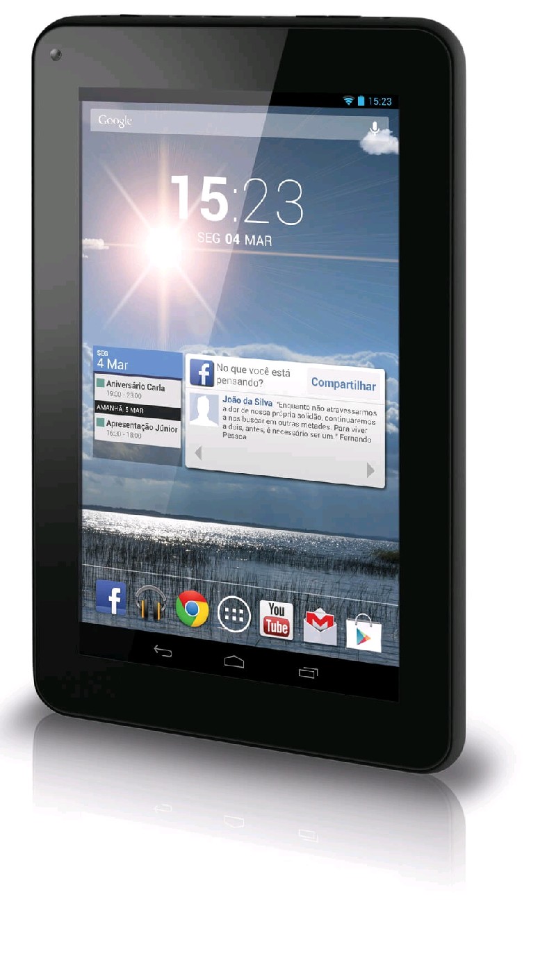 Tablet PC M7S Tela 7" Dual Core NB116 8GB Android 4.2 Câmera 1.3MP ...