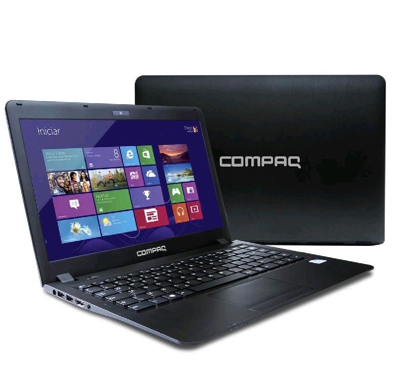 Notebook Ultrafino Compaq CQ18 Intel Dual Core 4GB 500GB LED 14 ...