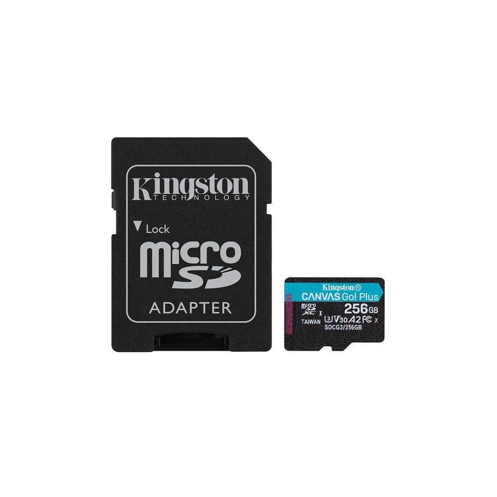 Cartão de Memória Micro SD 256GB Canvas Go Plus - Kingston - ARMAZENAMENTO - CARTÃO DE MEMÓRIA ...
